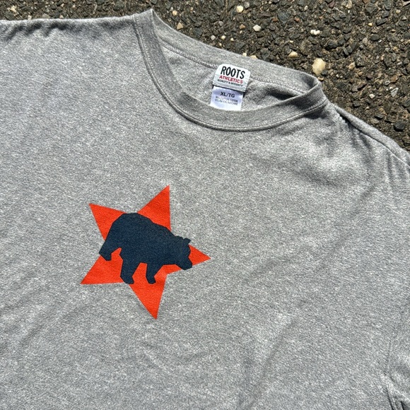 Roots | Shirts | Vintage Roots Canada T Shirt Xl Gray Bear 9s | Poshmark